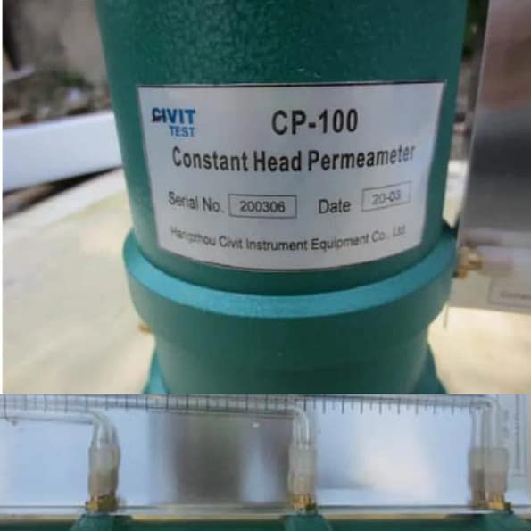 Constant Head soil Permeability Test apparatus Permeameter – RTC Dhaka