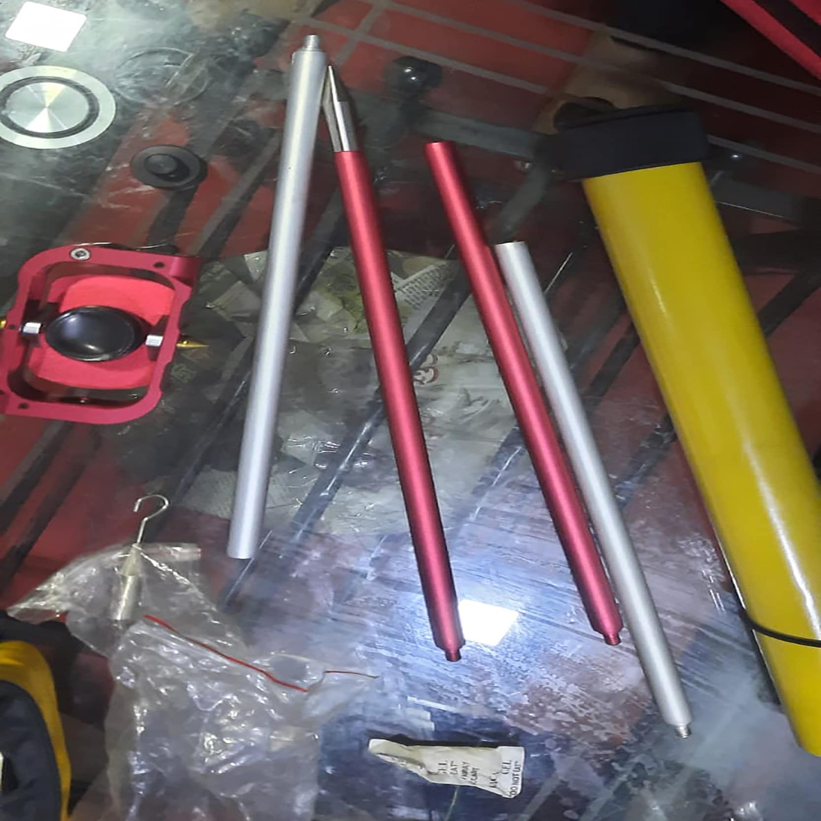 New Surveying Prism -30/0mm Offset GMP111 Mini P BDrism With 4 Poles ...